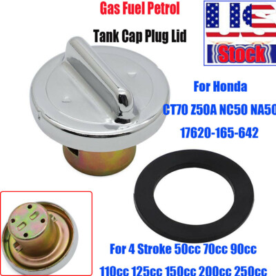 Gas Fuel Petrol Tank Cap Plug Lid For Honda CT70 Z50A NC50 NA50 17620 ...
