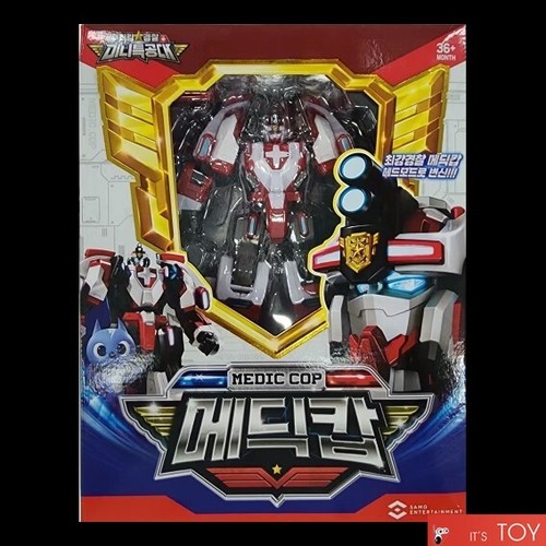 Miniforce Super Cops MEDIC COP White Rescue Police Transforming Robot ...