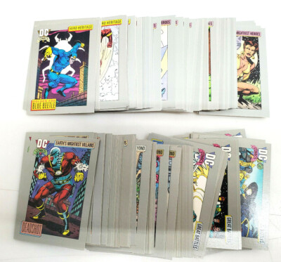 1991 DC Comic Book Cosmic Card Trading Card Set- IMPEL- 180 Cards ...