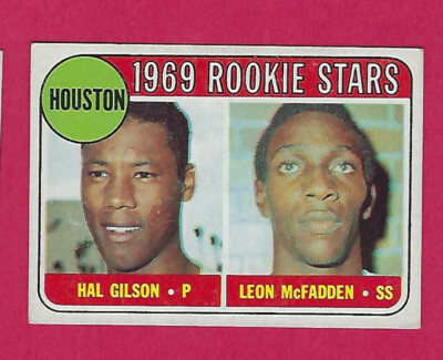 1969 Topps Houston Rookie Stars # 156 - Hal Gilson & Leon McFadden ...