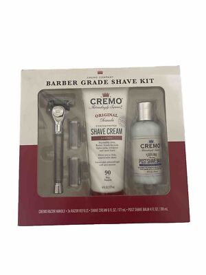 Cremo Barber Grade Shave Kit 6Pc Experience the Ultimate in Grooming ...