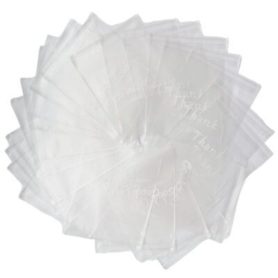 100 Pcs Self Adhesive Cookie Bags Individual Cookie Wrappers Bags ...