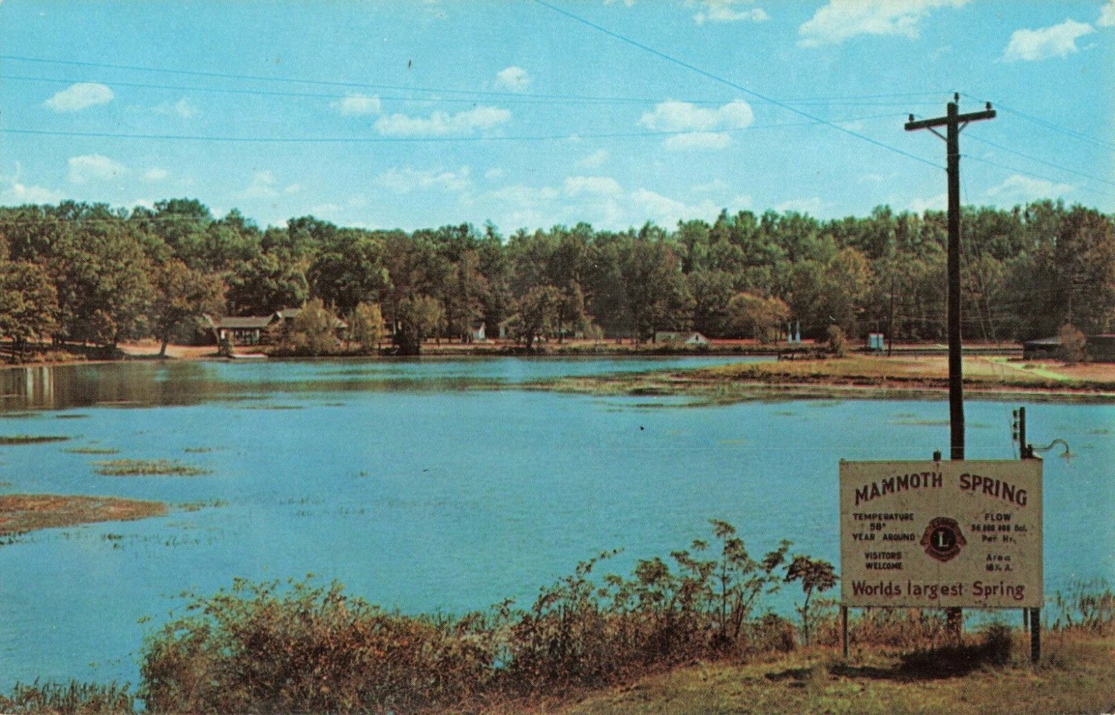Postcard Mammoth Spring Harrison Arkansas | eBay