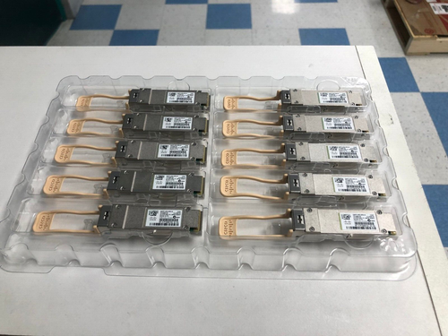 QSFP-40G-SR4-S 10 PACK 40GBASE SR4 S CLASS OPTICAL TRANSCEIVER QTY 10 ...