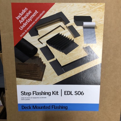 Velux EDL S06 0000 Size Deck Mounted Step Flashing Kit SEALED BOX | eBay