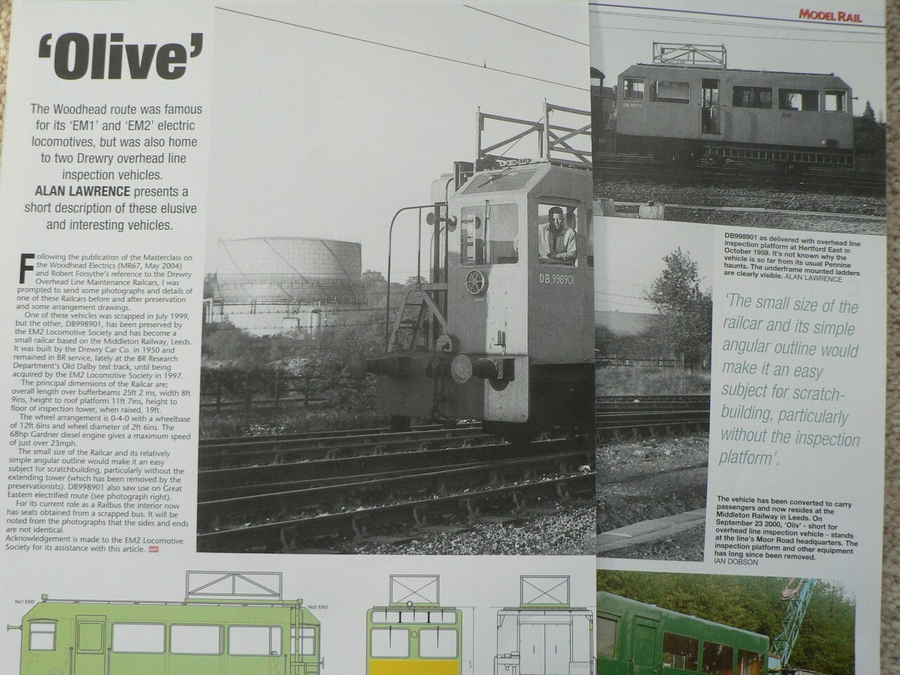 Drewry overhead line inspection vehicle | Grelly UK