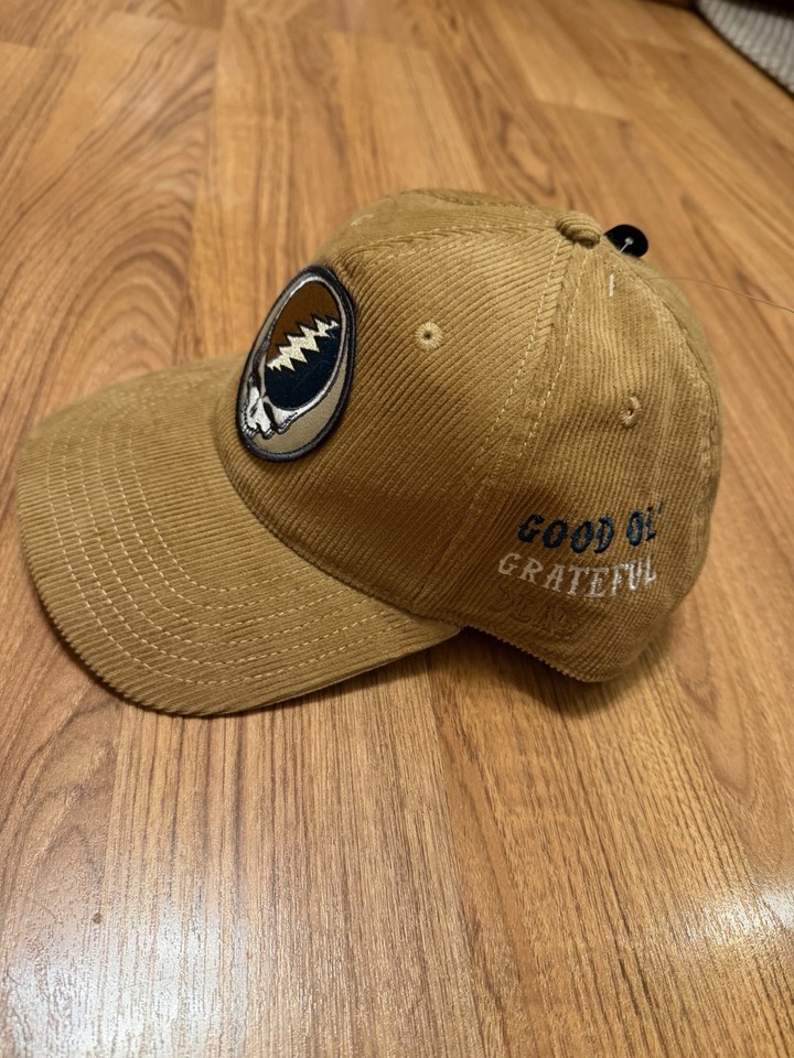 The GRATEFUL DEAD Corduroy SnapBack Patch Hat NWT Cap Jerry Garcia Bob ...