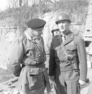 WW2 WWII Photo World War Two / British General Montgomery Julich Germay ...
