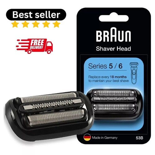 Braun 53B Electric Shaver Head Replacement Shaver Head Series 5 & 6 ...