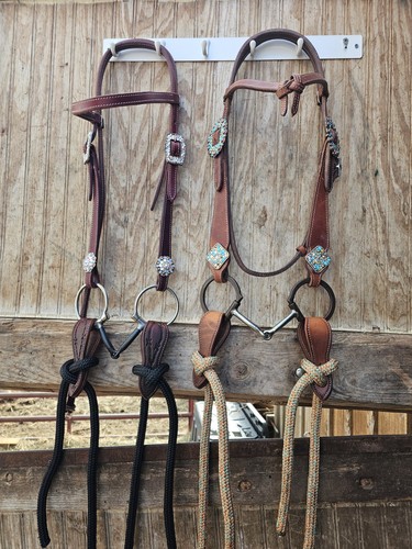 Western Snaffle Bridles Headstalls Tack Lot | eBay
