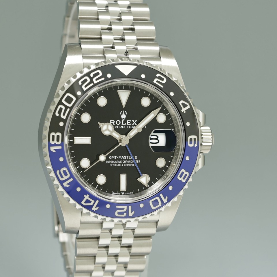2025 NEW PAPERS 126710 BLNR Rolex GMT Master II Batman Blue Jubilee ...