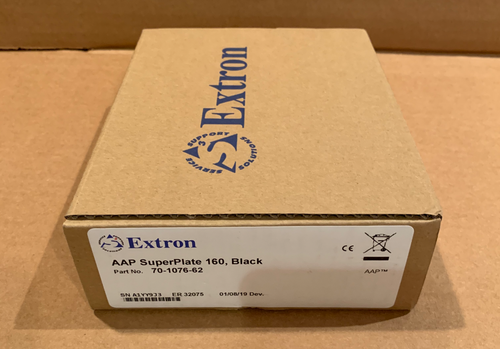 Extron Aap SUPERPLATE 160 Black 70-1076-62 HDMI VGA Audio Network ...