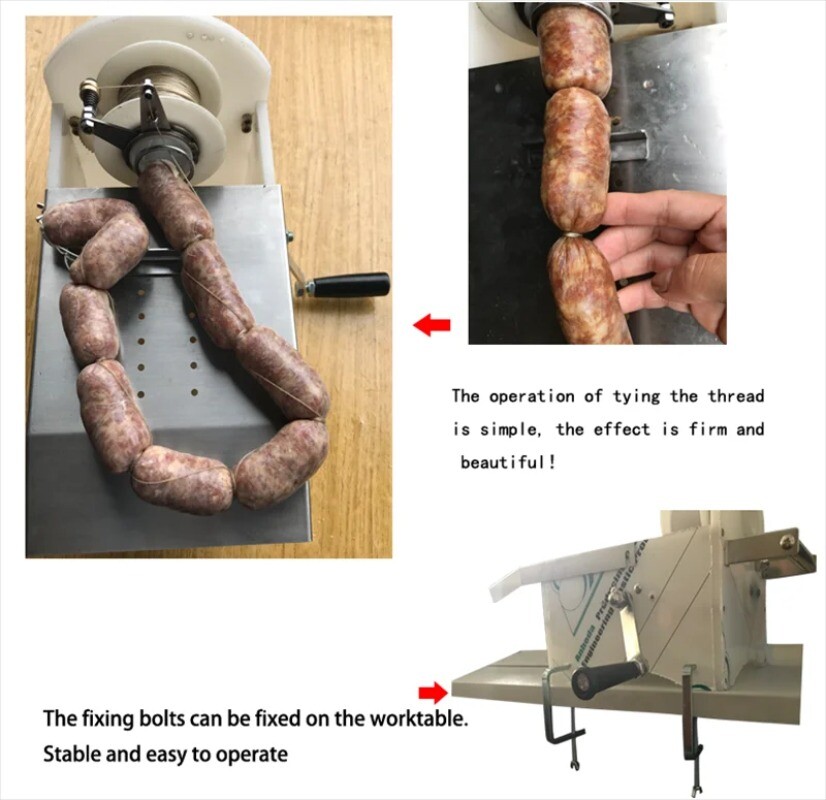 Manual Sausage Tying Machine Sausage Knotting Machine Tying Linker Tier ...