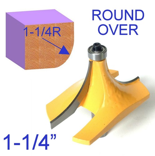1pc 1/2" SH 1-1/4" Radius Round Over Router Bit S | eBay