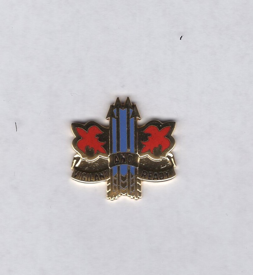 US Army 52nd Air Defense Artillery Brigade ADA crest DUI badge G-23 | eBay