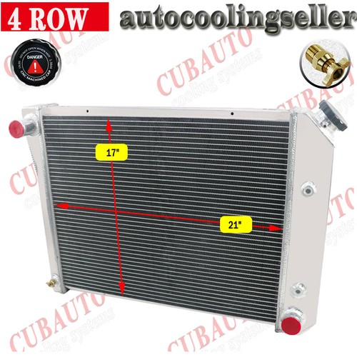 4-CORE RADIATOR FIT CHEVY NOVA 69-79/BUICK REGAL 80-87/CAMARO 74-81 ...