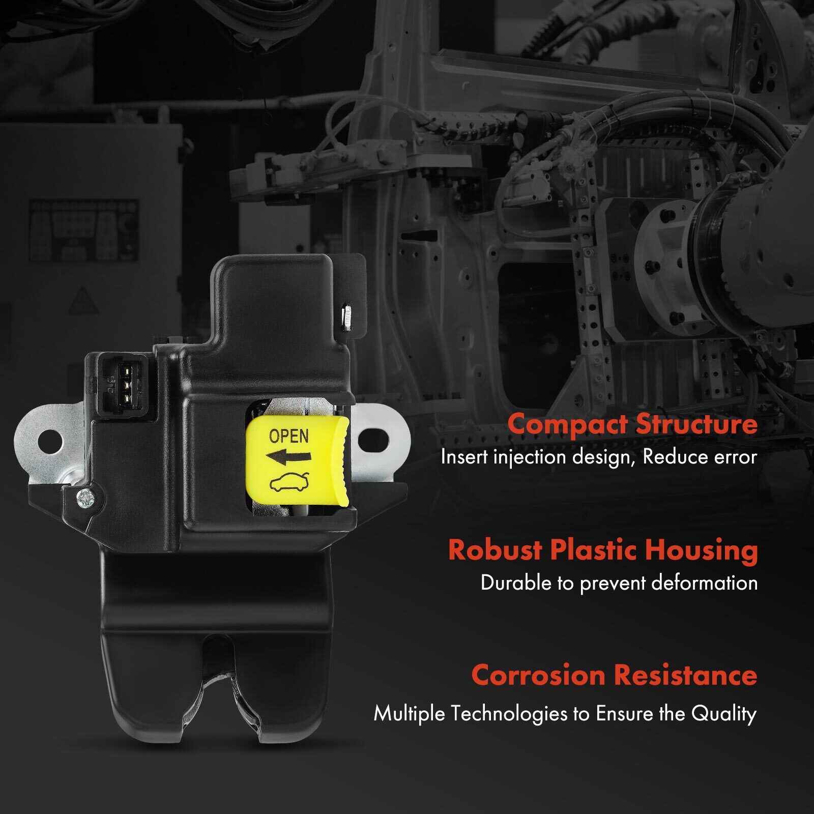 Rear Tailgate Trunk Latch Lock Actuator for Kia Rio 2017-2023 w/o ...