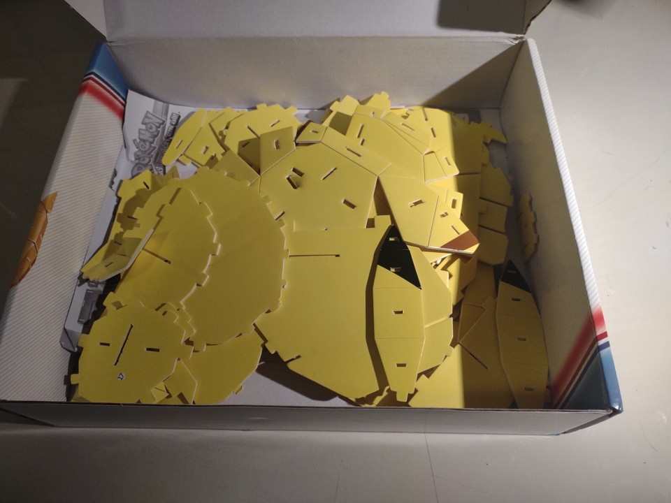 Pokemon 3D Puzzle 58 Piece Pikachu 3D Foam Backed Puzzle XY Complete ...