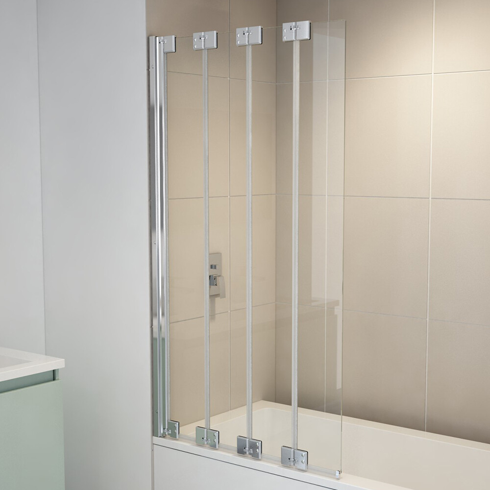 Retractable Shower Curtain Bathtub