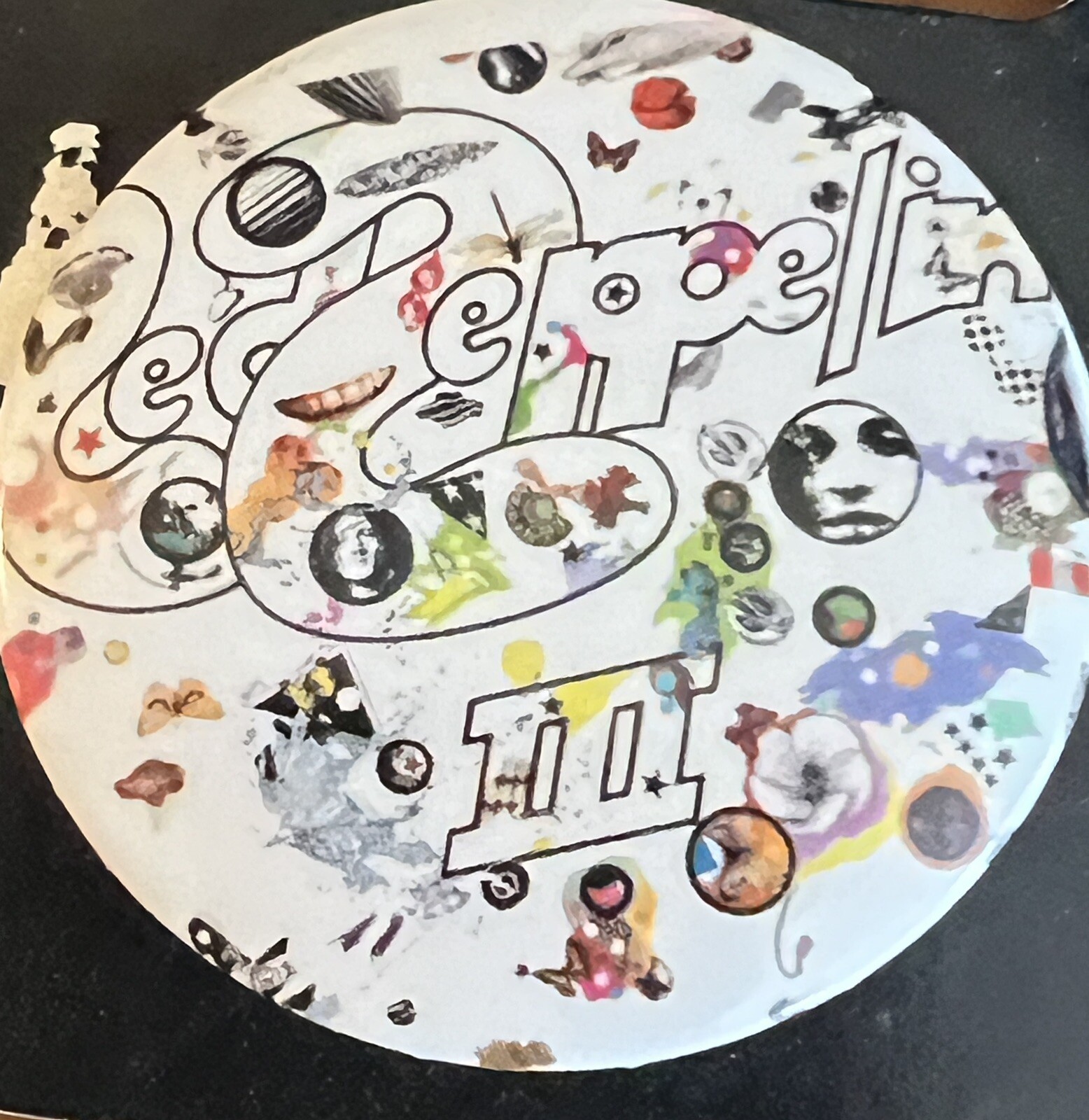 Led Zeppelin 3 III Album Cover Record Pin Pinback 1.5" Badge Button ...