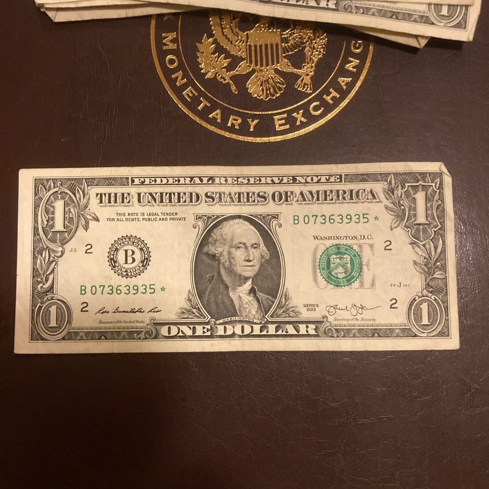 2013 B Series Duplicate Star Note Error ONE Note ONLY See Description ...