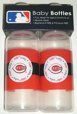 MLB Cincinnati Reds Baby Bottle 9 fl oz 2-Pack Set by baby fanatic | eBay