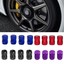 4pcs Car Wheel Tyre Tire Rim Air Valve Stem Cap Dust Cover Universal ...
