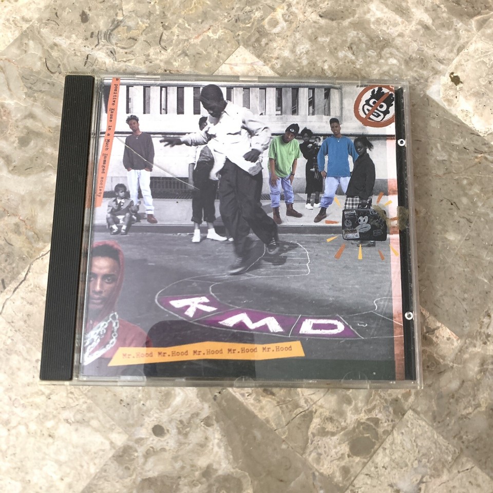 KMD Mr. Hood CD Elektra 1991 K.M.D. 1990s 90s Hip Hop Rap *NAME ON DISC ...