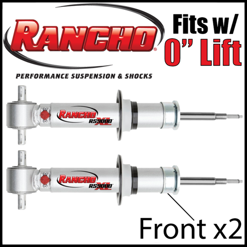 Rancho RS9000XL Front Struts PAIR 2015-2020 Suburban Tahoe Yukon / XL w ...