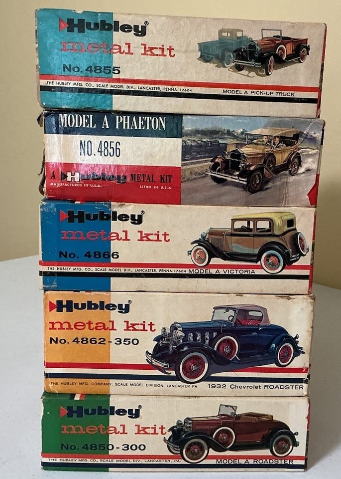 5 Vintage Lot Hubley Model Kit 4855 4856 4866 4862-350 4850-300 | eBay