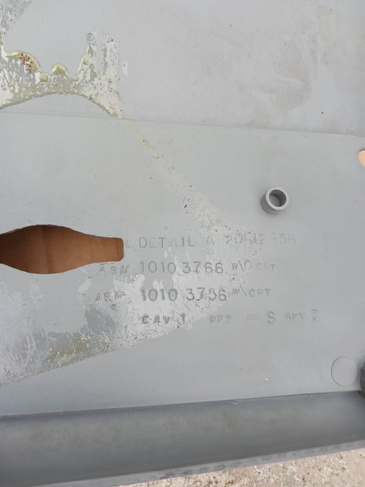 86-90 Firebird Camaro Rear Trunk Hatch Area Center Trim Panel *READ ...