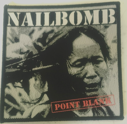 NAILBOMB woven patch MINISTRY SEPULTURA SOULFLY GODFLESH PITCHSHIFTER ...