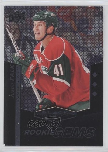 2010-11 Upper Deck Black Diamond Justin Falk #171 Rookie RC | eBay