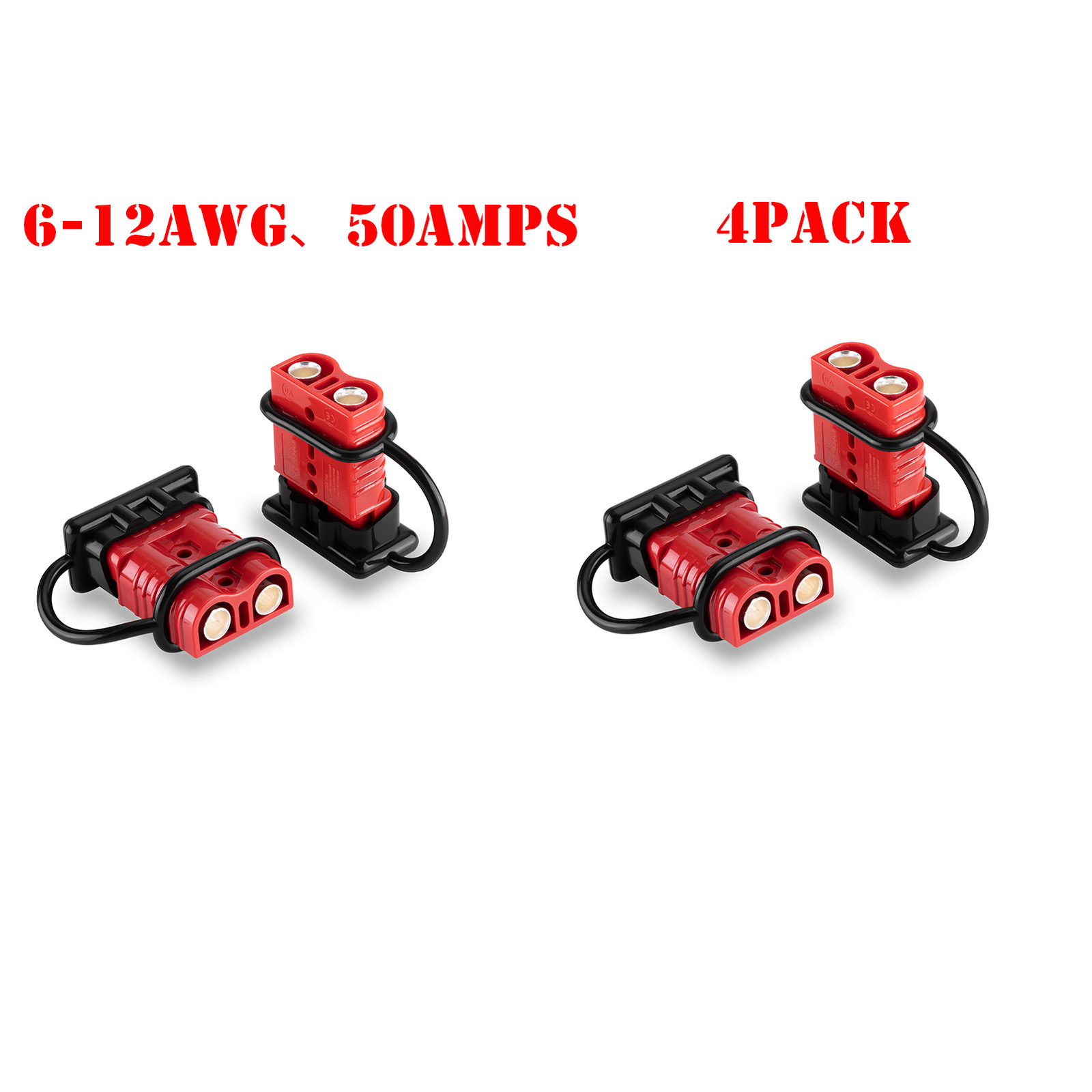 175A 50A Battery Quick Connect Wire Harness Plug Disconnect Winch ...