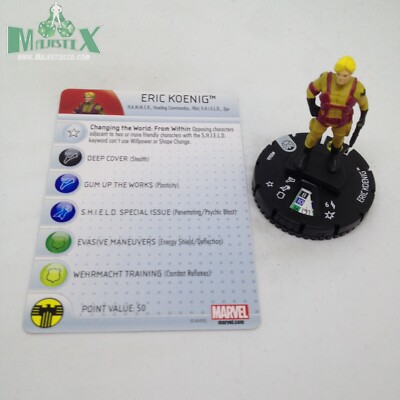 Heroclix Nick Fury, Agent of SHIELD set Eric Koenig #004b Common figure ...