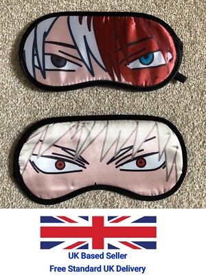 UK Seller My Hero Academia Sleeping Eye Mask Shoto Todoroki/Katsuki ...