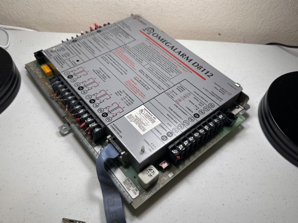 Radionics OMEGALARM D8112 Fire Alarm Security Control Panel UNTESTED | eBay