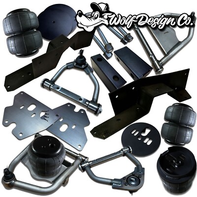 63-70 C10 Blazer Bag Kit Front & Rear Air Ride Suspension With 2600 ...