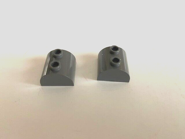 LEGO Parts: Curved Half Cylinder Barrels w/ Top Studs, 2x2, #30165 ...