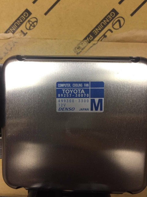 89257-30070 Toyota Computer Cooling Fan 8925730070 Genuine OEM Part for ...