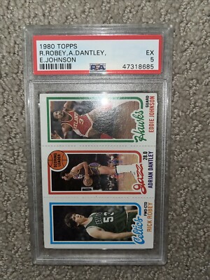 ADRIAN DANTLEY EDDIE JOHNSON RICK ROBEY 1980 Topps NBA Basketball HOF ...