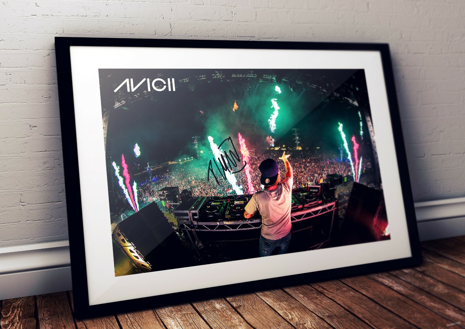 Avicii Live Onstage Autographed Poster Print. A3 A2 A1 Sizes | eBay