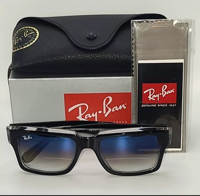 Ray-Ban RB2191 INVERNESS 1294/3M 55MM Black Frame Blue Gradient Lens ...