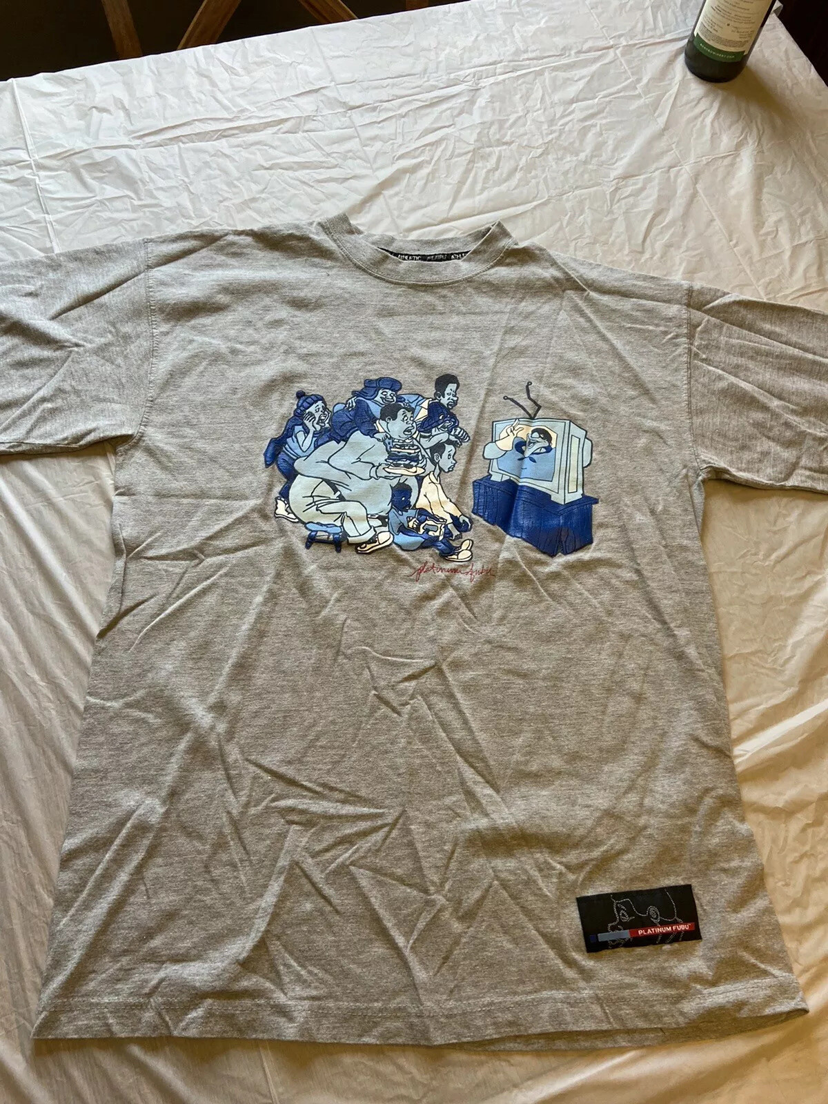 Platinum FUBU Fat Albert & Gang Shirt Sz L - Gem