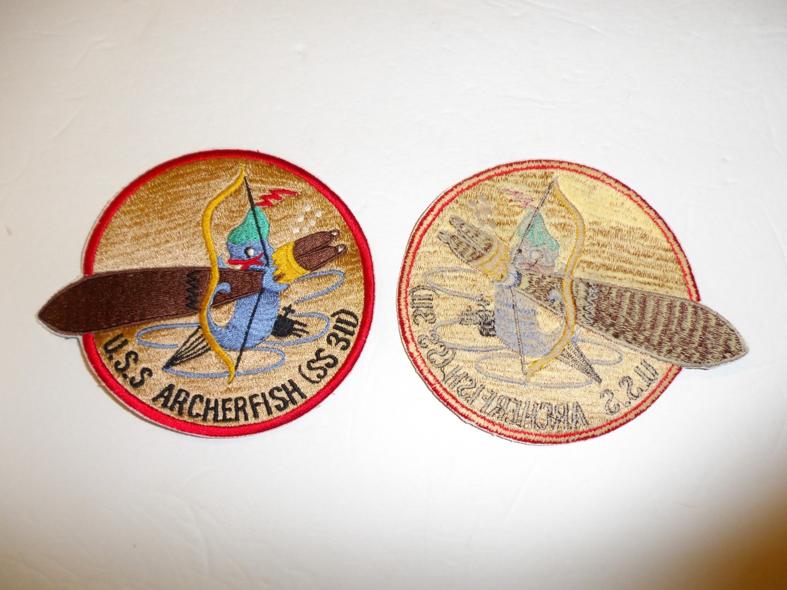 b2494 WW 2 US Navy Submarine Patch USS Archerfish SS-311 PB9 | eBay