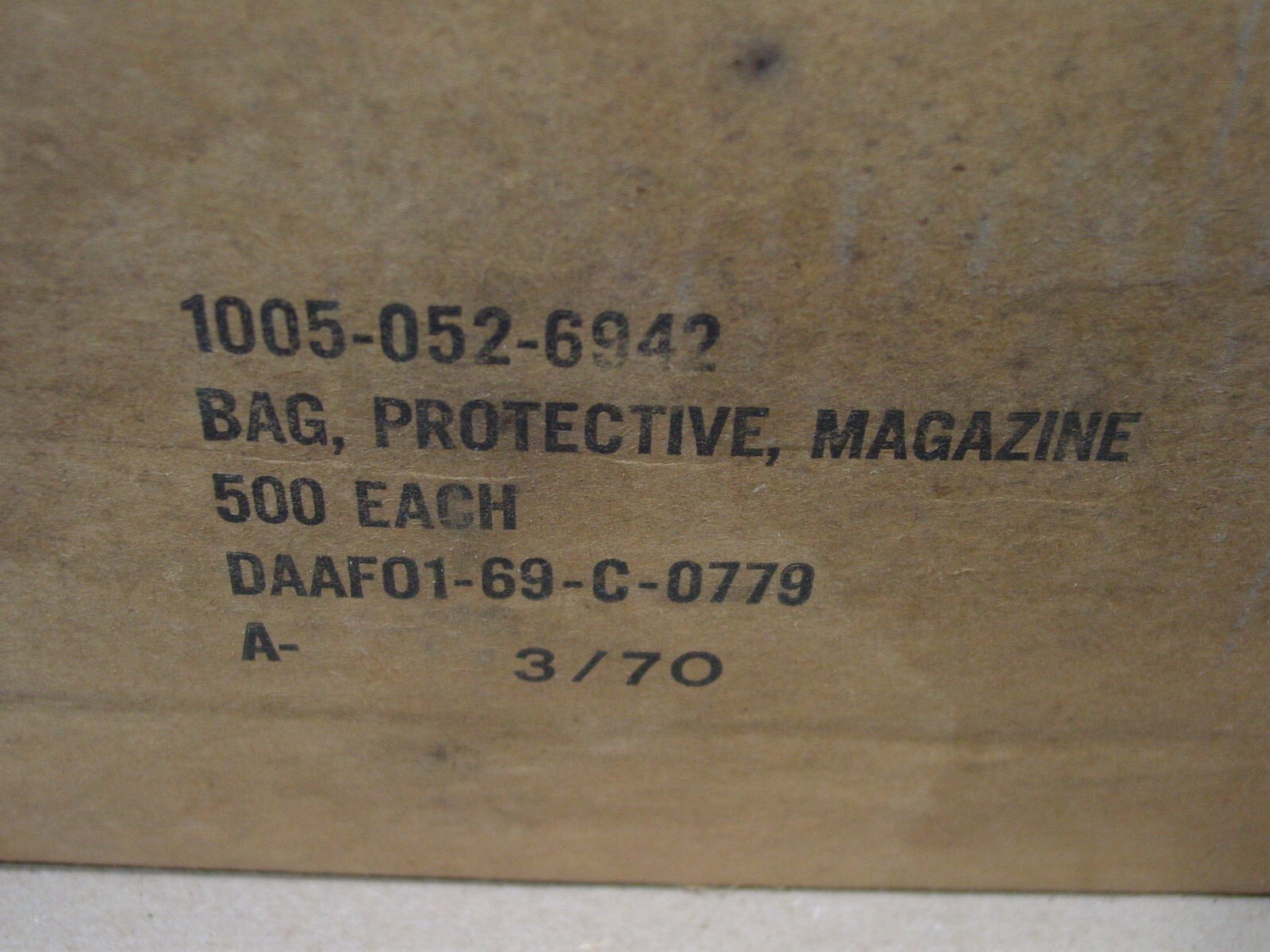 US VIETNAM WAR CHIEU HOI PROPAGANDA PROTECTIVE MAGAZINE BAG POUCH 1970 ...