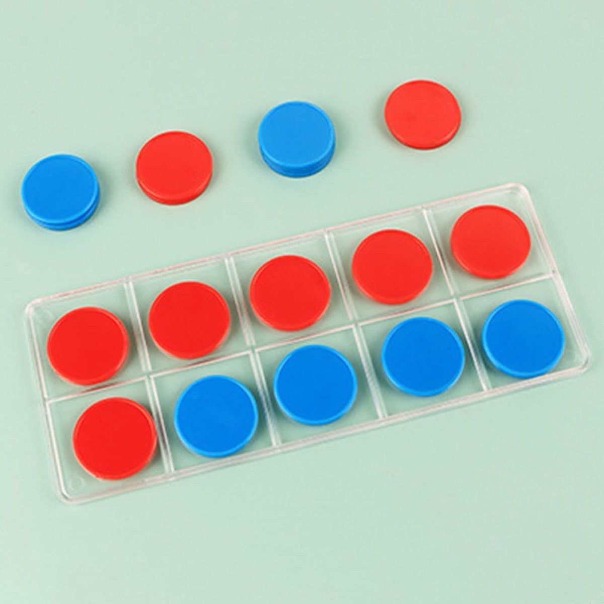 Plastic Math Tens Frame FREE Ten Frame Matching Cards (Printable PDF)