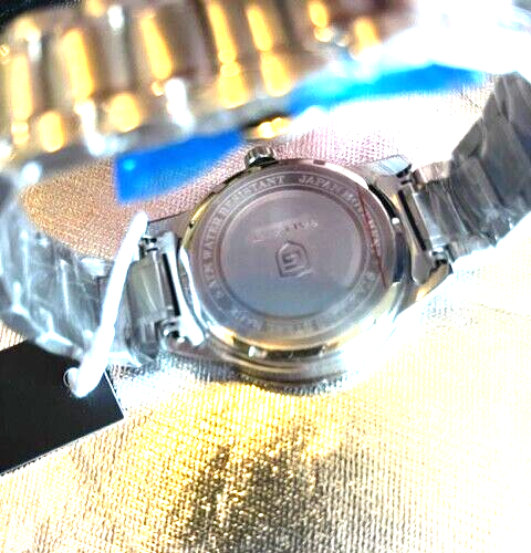 Japan Mens Gallant Watch Quartz Analog Water Resistant with Stainless ...