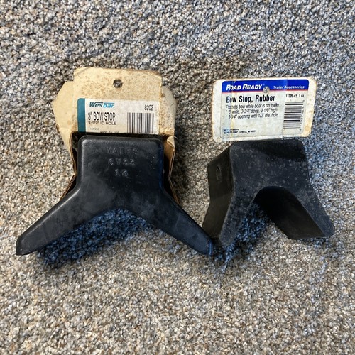 Bow Stops 2- Wesbar 8202 3”x1/2 Hole, Road Ready Model 11209-5 NEW OLD ...