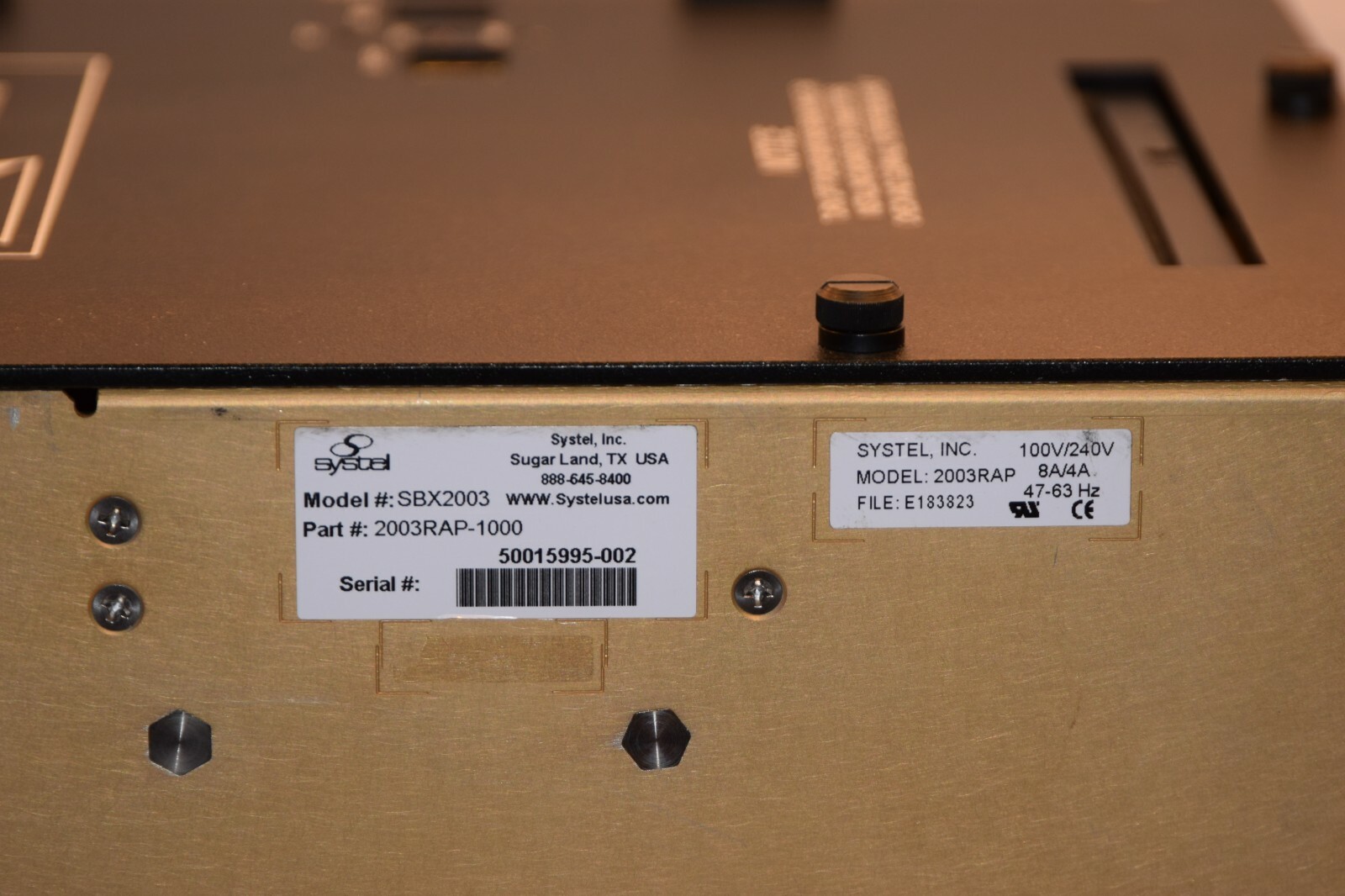 Systel Dematic 2003RAP-1000 SBX2003 Industrial Computer 2003RAP pci ...